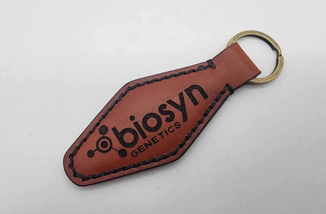Biosyn Leather Keychain - Etsy