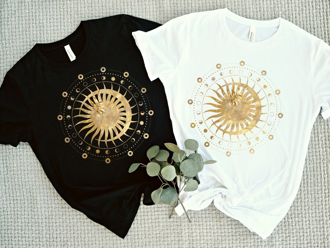 Mystic Moon Shirt, Mystical Moon Phase Shirt, Moon T-shirt, Boho ...