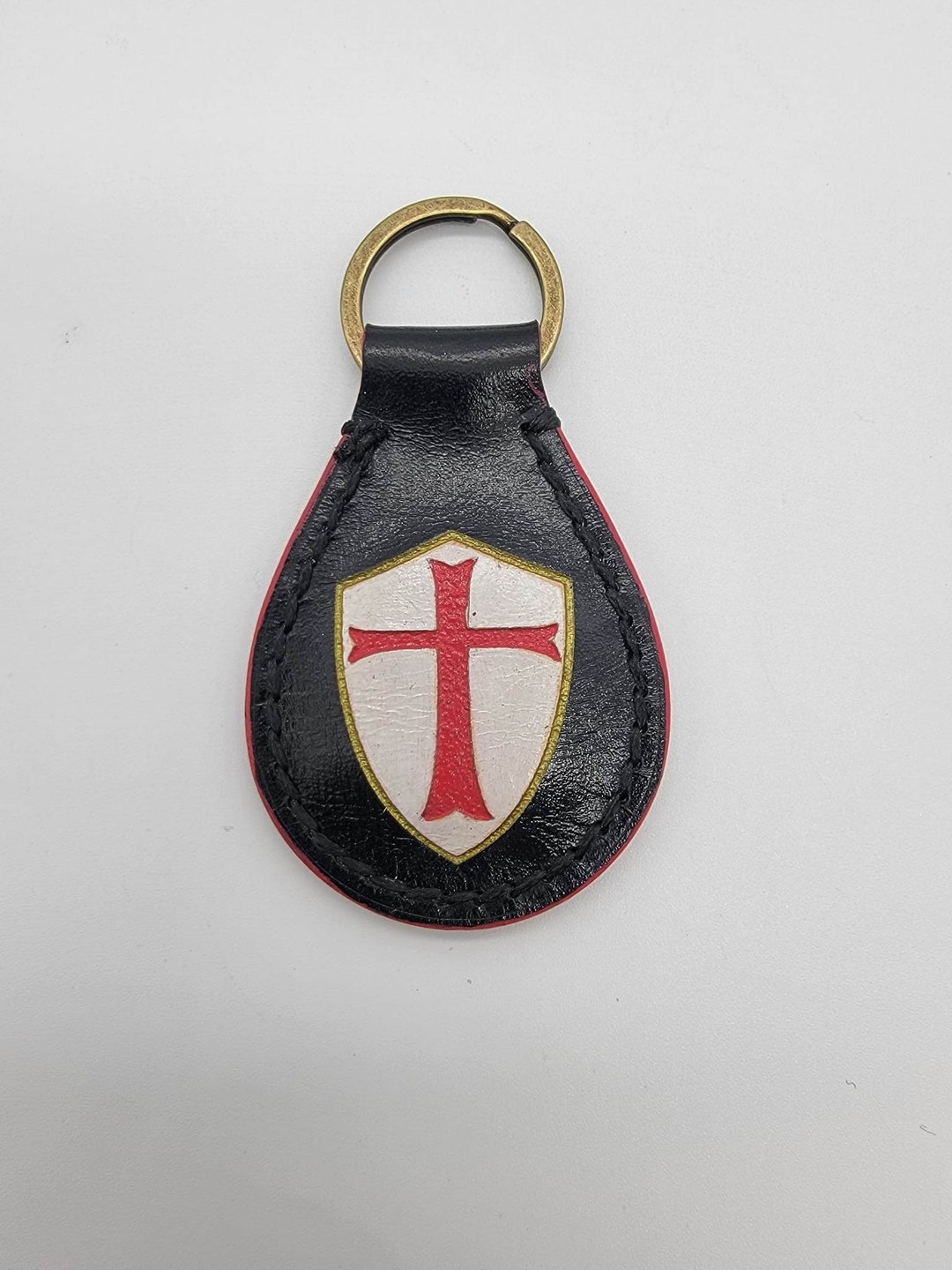 Knights Templar Crusader Cross and Shield Keychain - Etsy