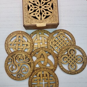 Celtic Coaster Set, With Box - Etsy