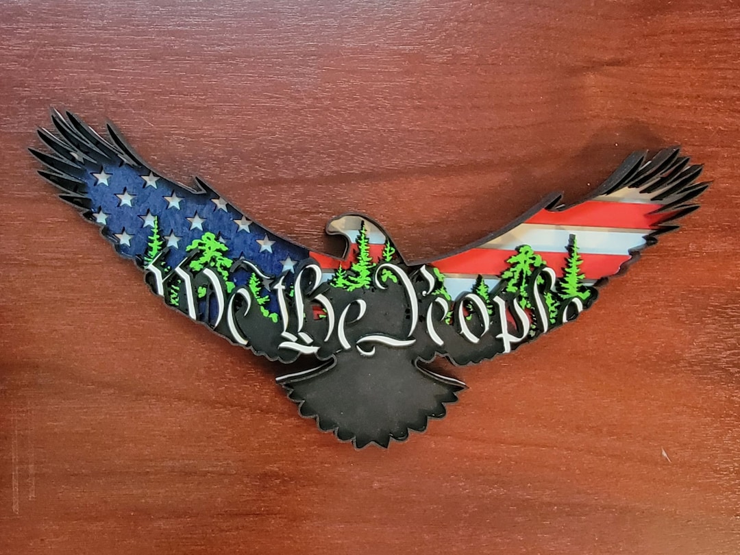 We the People Eagle Sign - Etsy