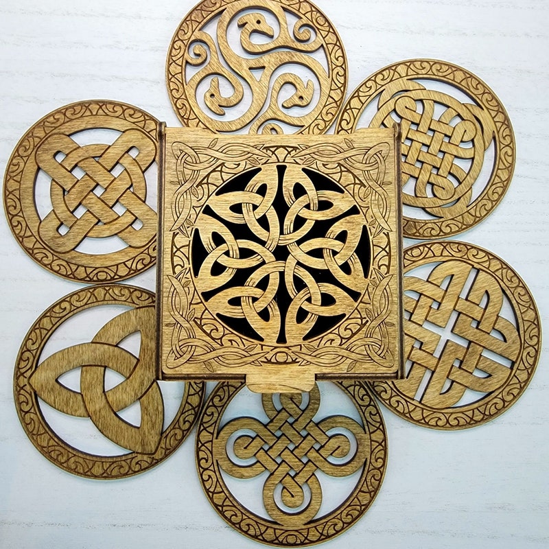 Celtic Knot Coasters - Etsy