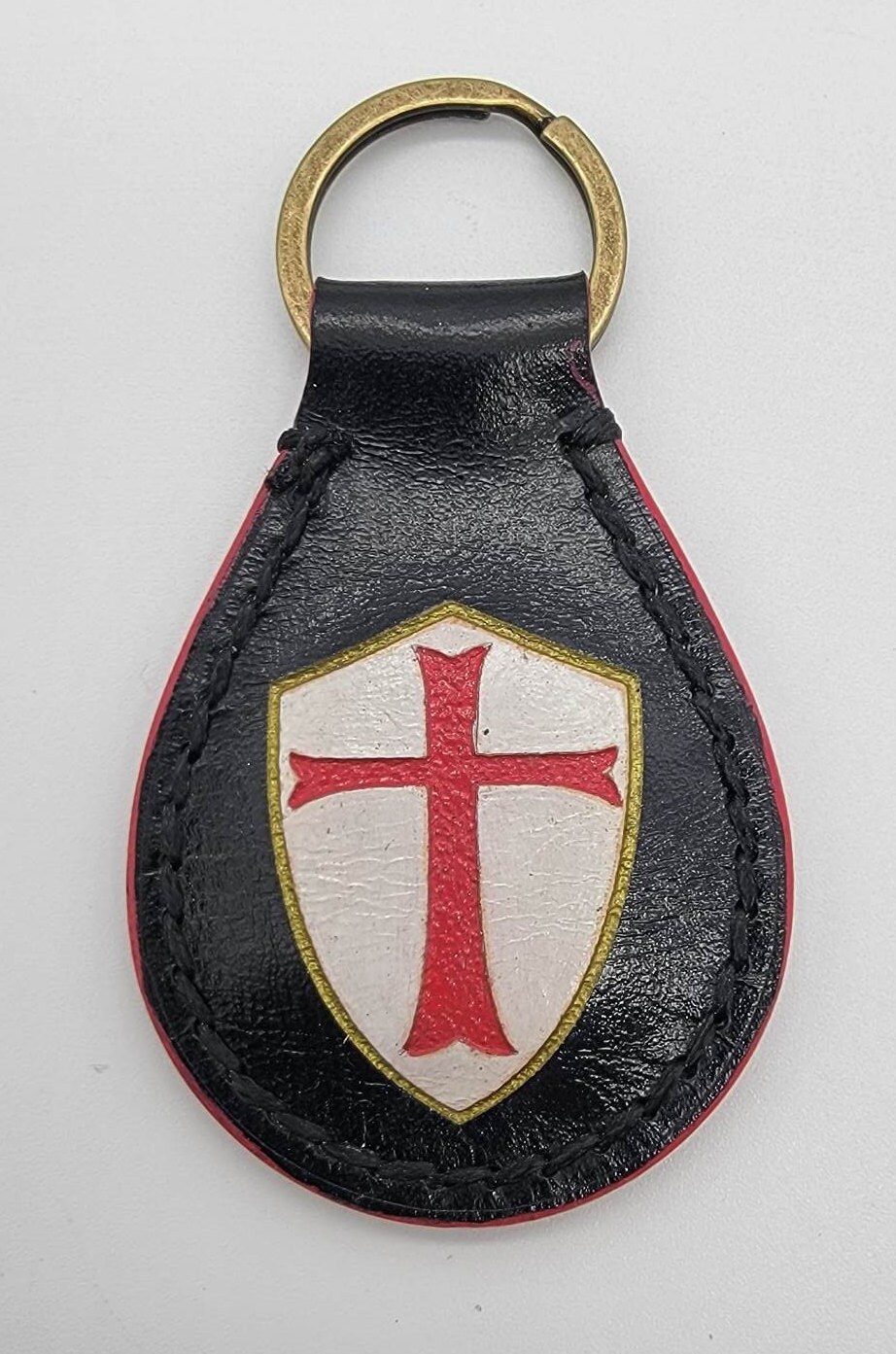Knights Templar Crusader Cross and Shield Keychain - Etsy