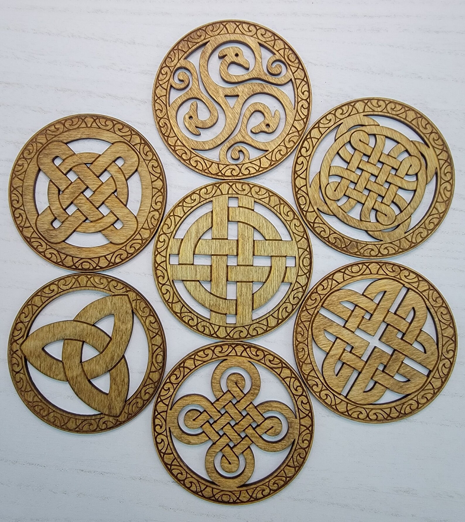 Celtic Coaster Set, With Box - Etsy