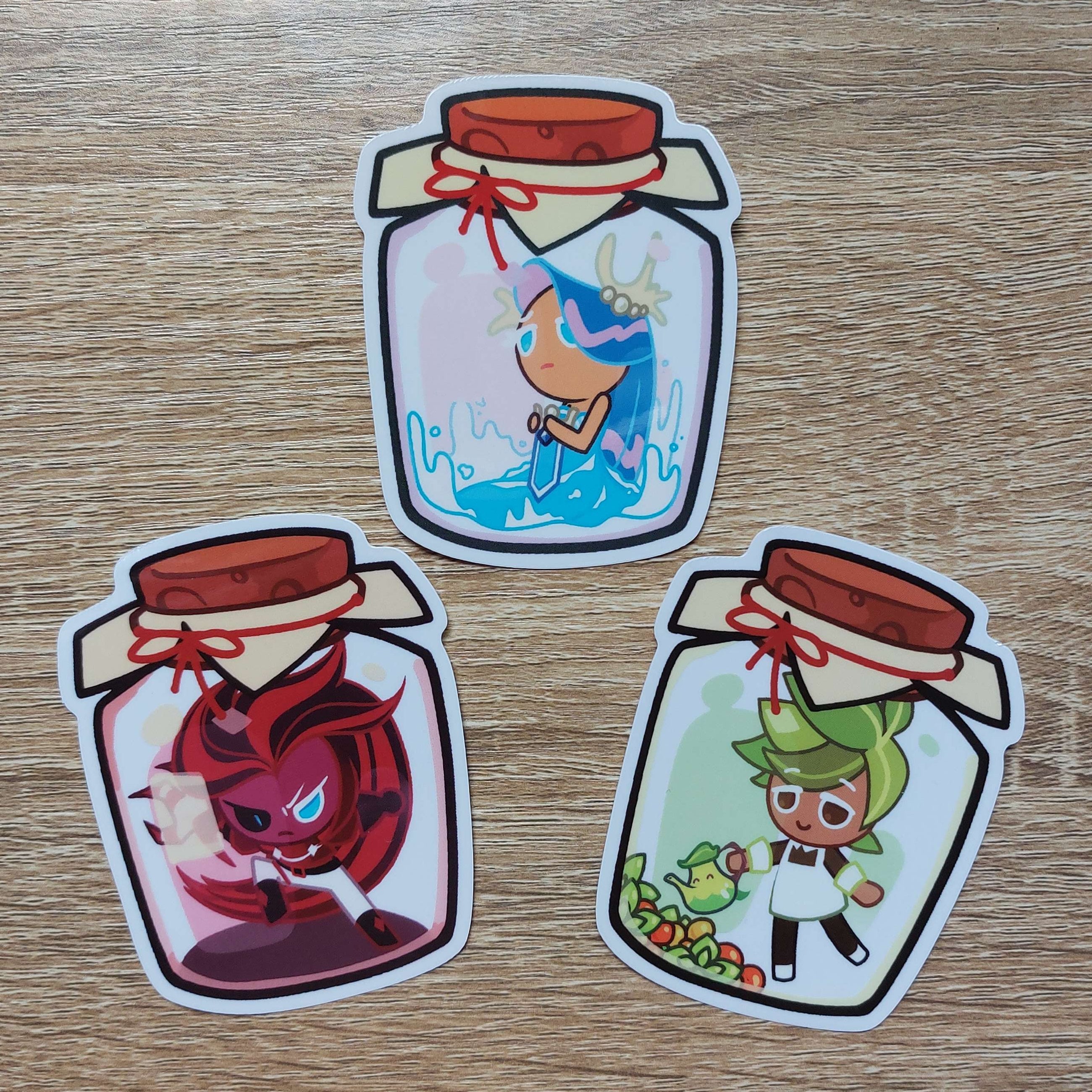 Cookie Run Kingdom Cookie Jar Stickers 3"(76.2mm) Clear - Etsy