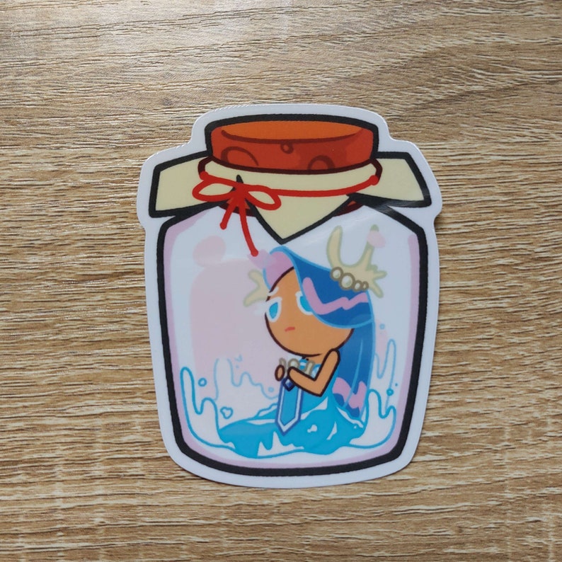 Cookie Run Kingdom Cookie Jar Stickers 3"(76.2mm) Clear - Etsy