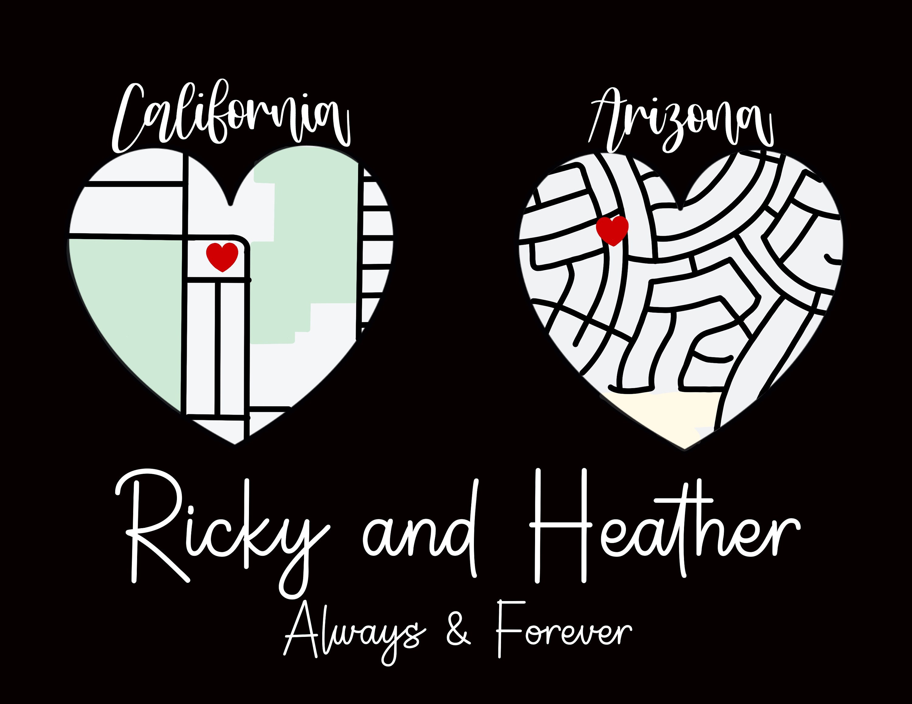 Custom Love Maps - Etsy