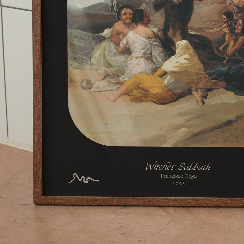 Witches' Sabbath, Francisco Goya, Huge Dark Art Print, Highest Quality ...
