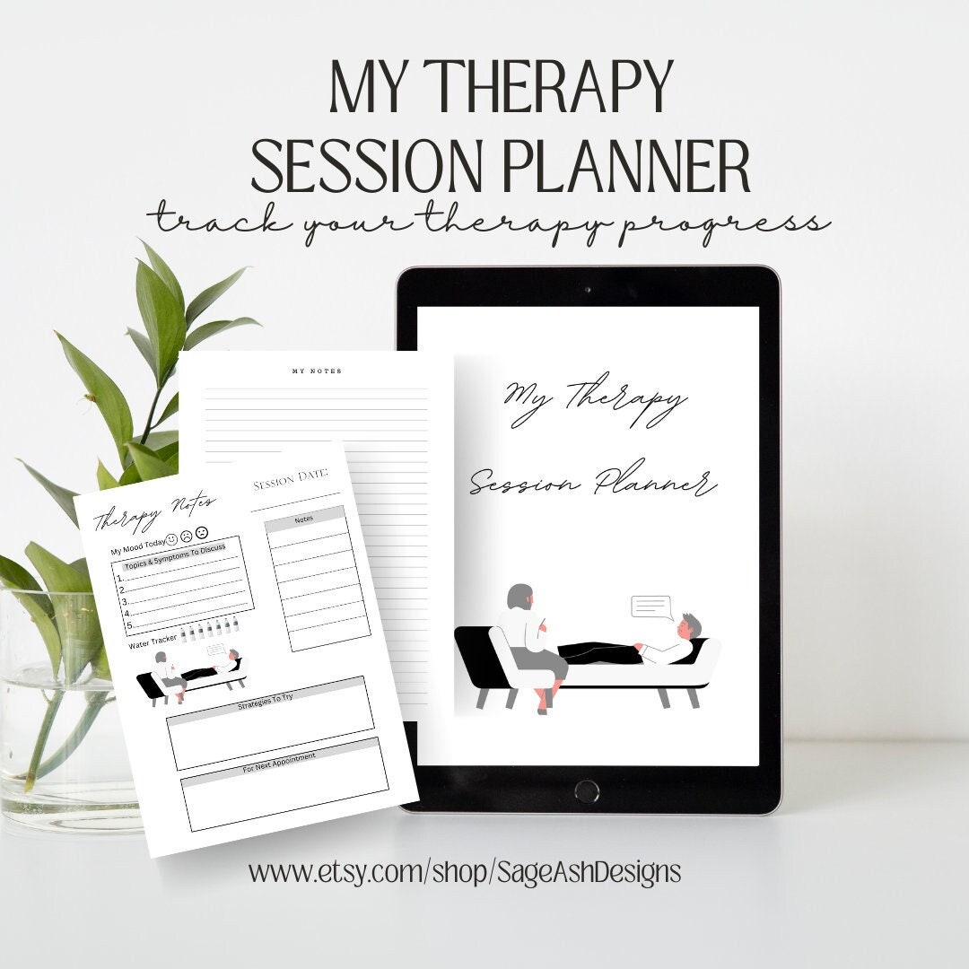 My Therapy Session Planner | Digital Template | Goodnotes | Notability ...