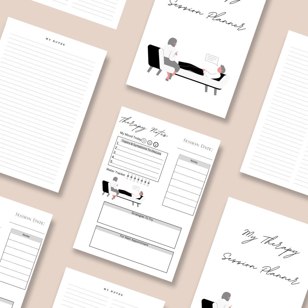 My Therapy Session Planner | Digital Template | Goodnotes | Notability ...
