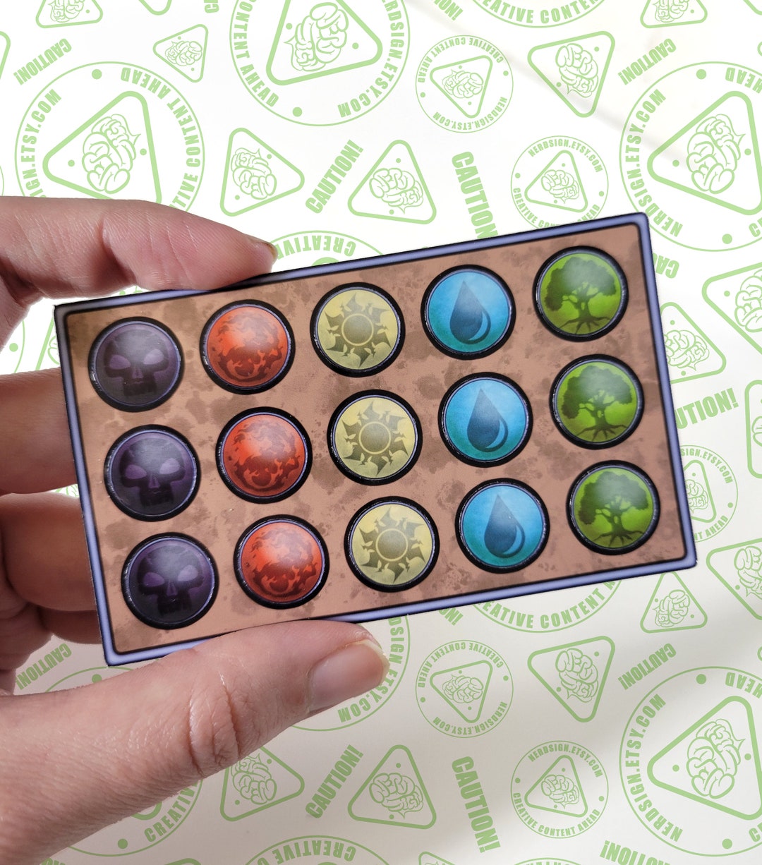 Deck Box Mana Markers - Etsy