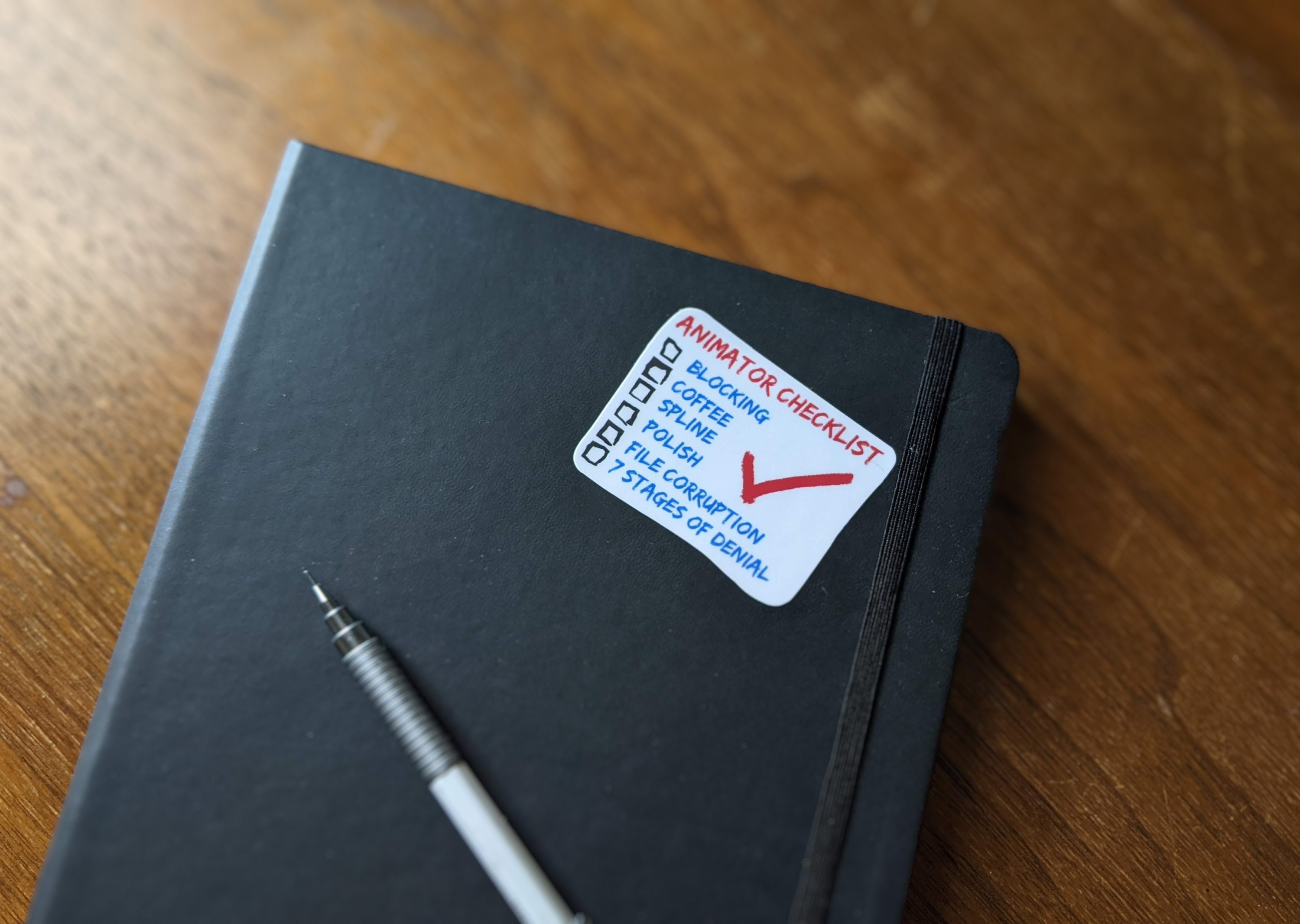 Animator Checklist Animation Sticker - Etsy