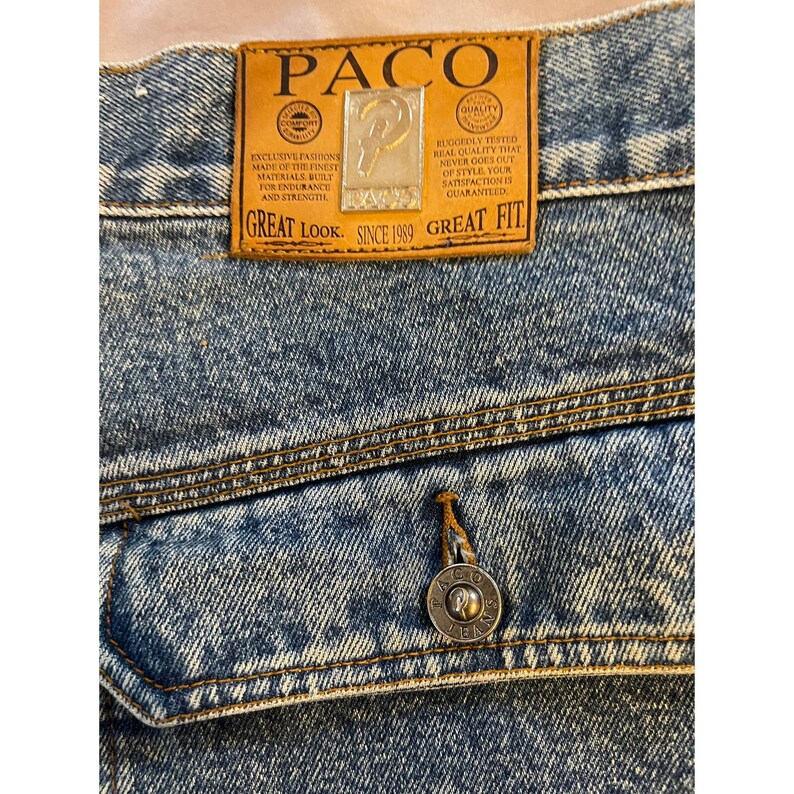 Vintage 90s Skater Style Paco Jeans 34 Waist 32 - Etsy