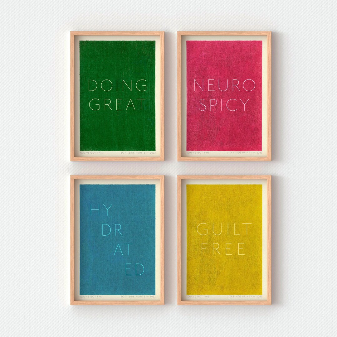 You've Got This Series – Set of 4 Encouraging Posters – Doing Great ...