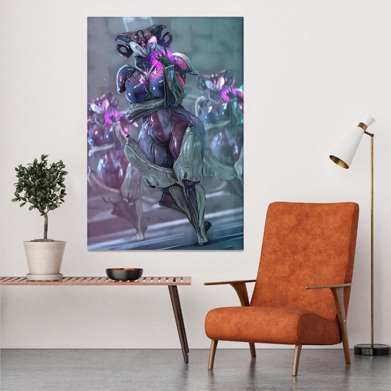 Warframe Naked Mirage Prime Posters Canvas Art Posters And Etsy