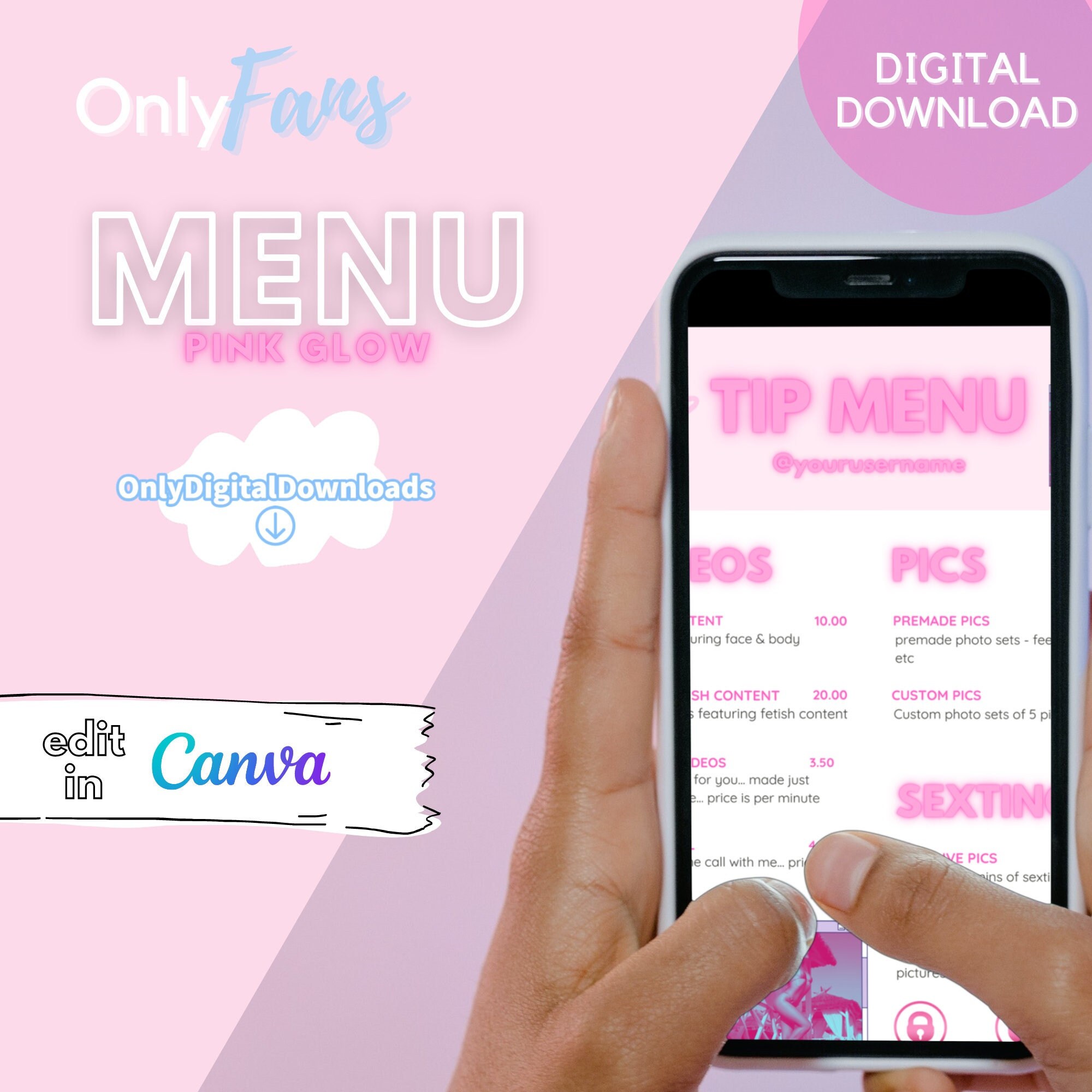 Onlyfans Tip Menu Editable Canva Template Adult Content Tip - Etsy Ireland Onlyfans Tip Menu Editable Canva Template Adult Content Tip - Etsy Ireland