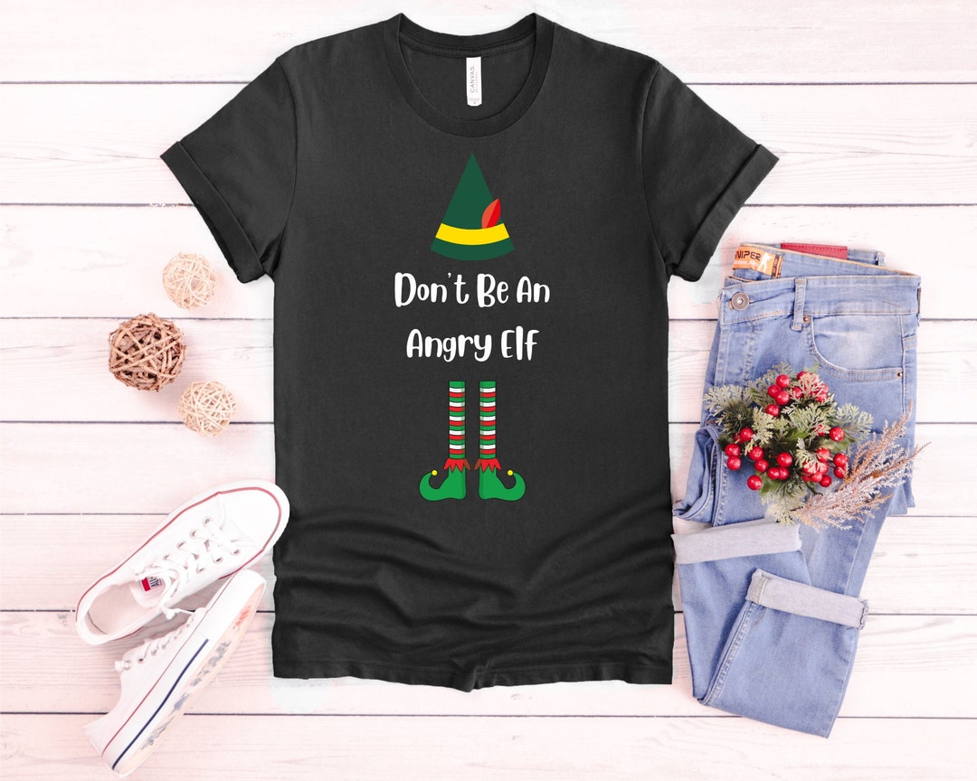 Angry Elf Shirt, Cotton Headed Ninny Muggins Shirt, Christmas Shirt ...