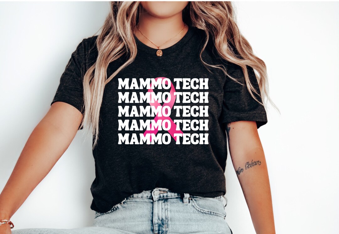 Mammo Tech Shirt, Mammography Technologist Shirt, Mammo Tech Tshirt ...