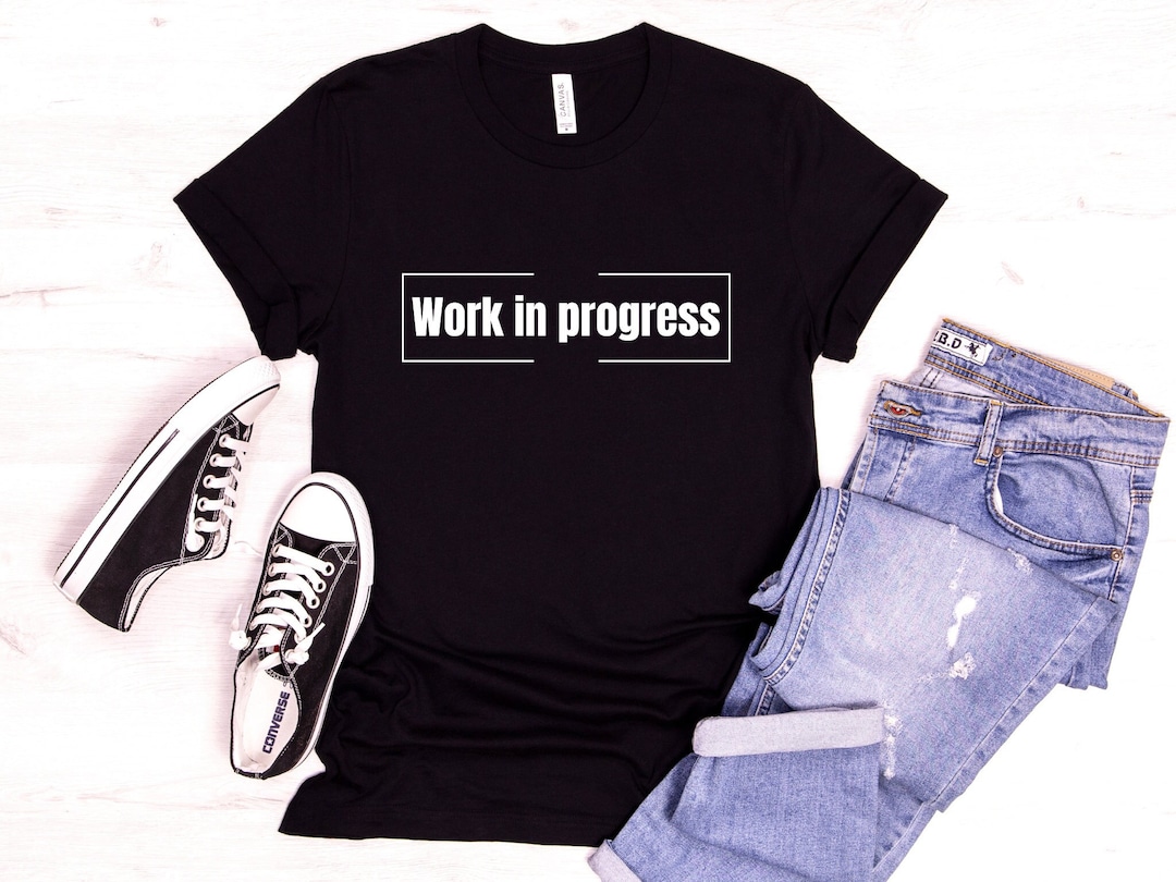Work in Progress Shirt, Womans Workout Shirt, Womens Workout Shirt ...