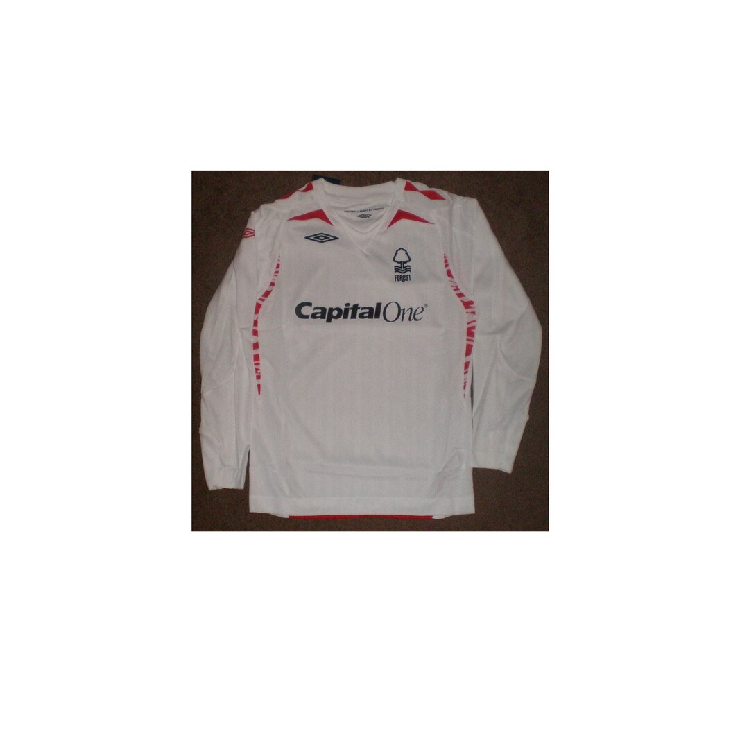 Nottingham Forest Children's Kids Away Football Shirt, Long Sleeve BNWT ...