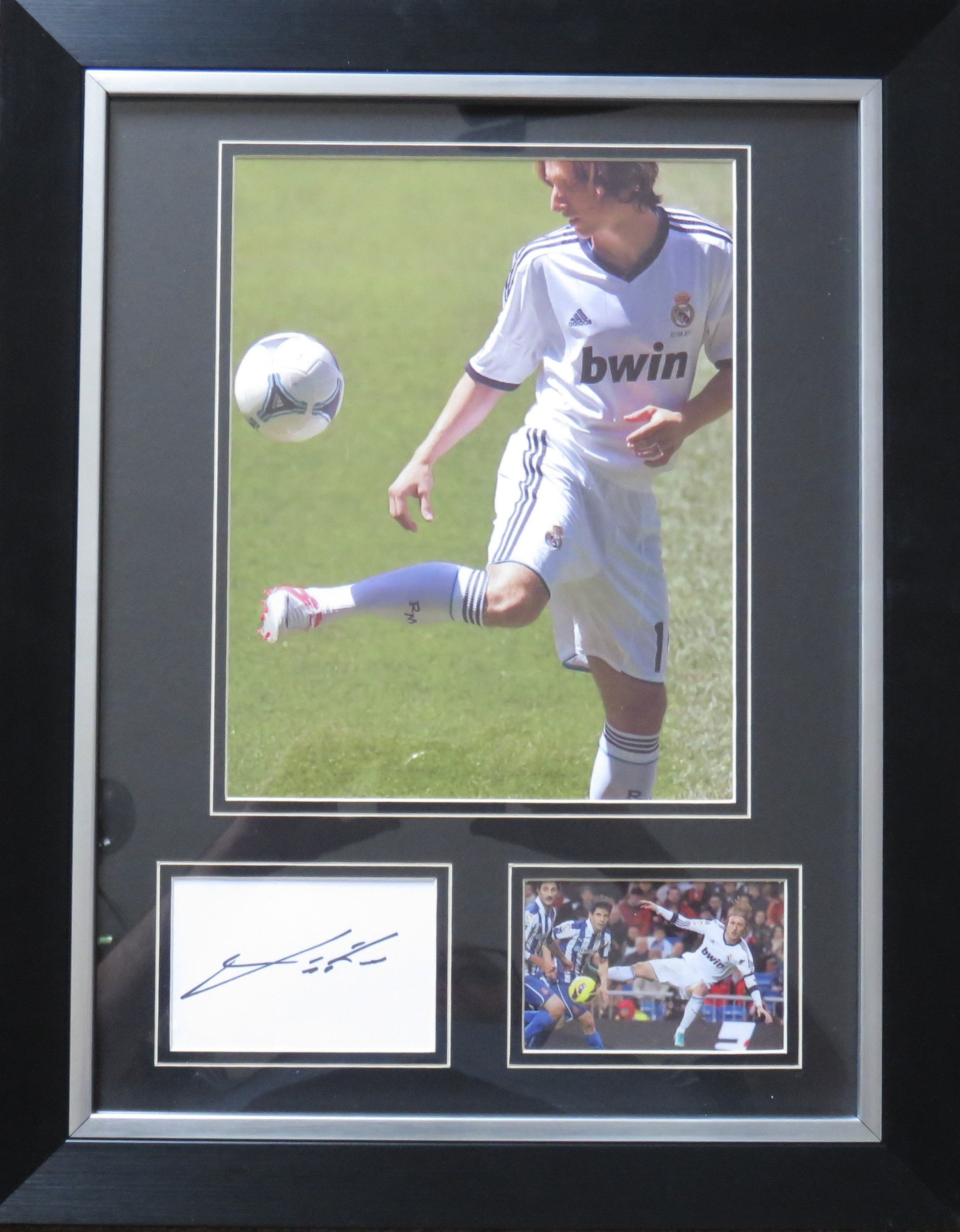 Luka Modric Signed Real Madrid Card & Photo Display Framed With COA ...