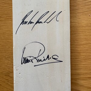 Sir Viv Richards and Richie Richardson Signed Cricket Bat With COA ...