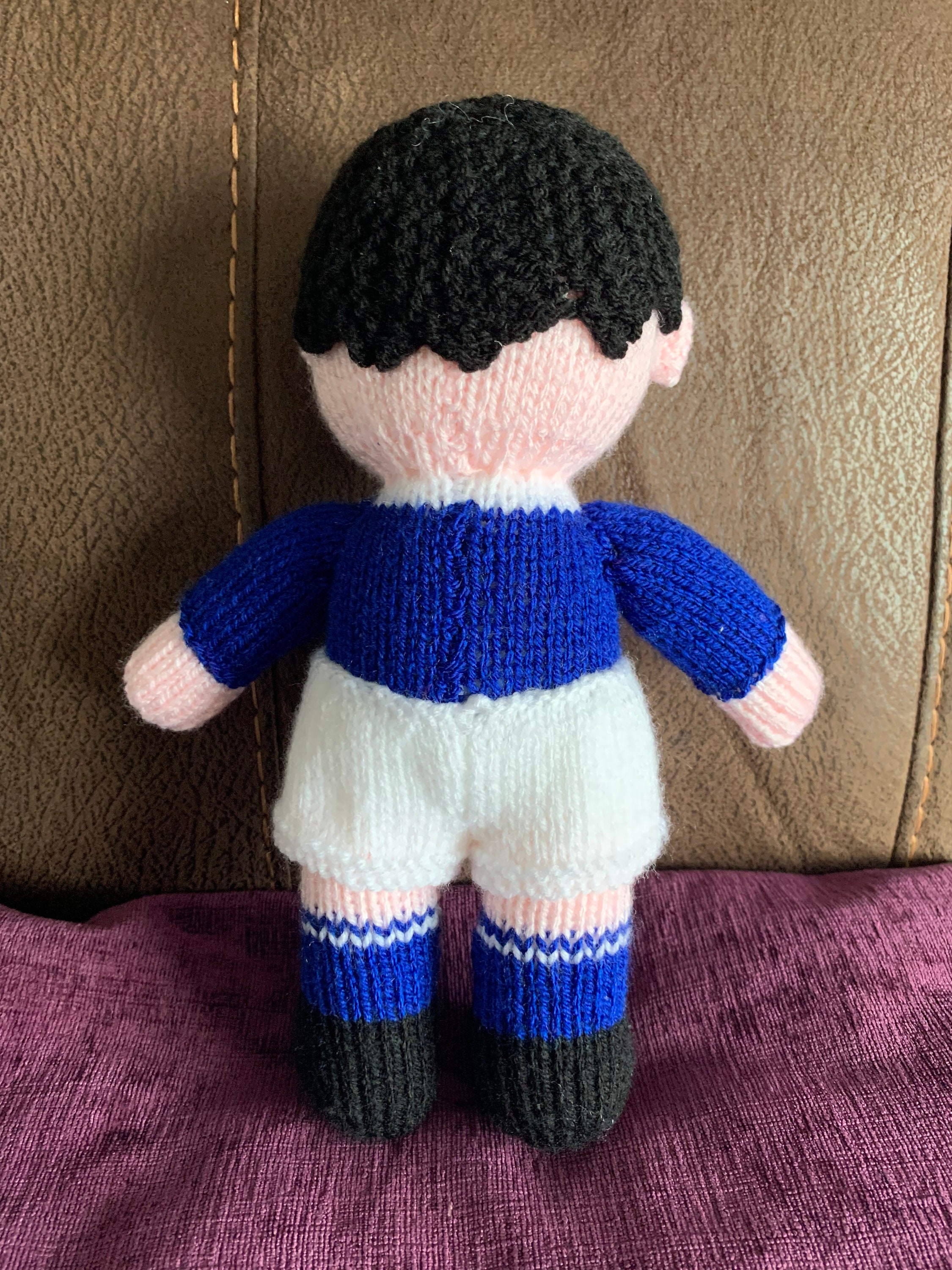Stunning Hand Knitted Football / Soccer Player in a Choice of - Etsy UK