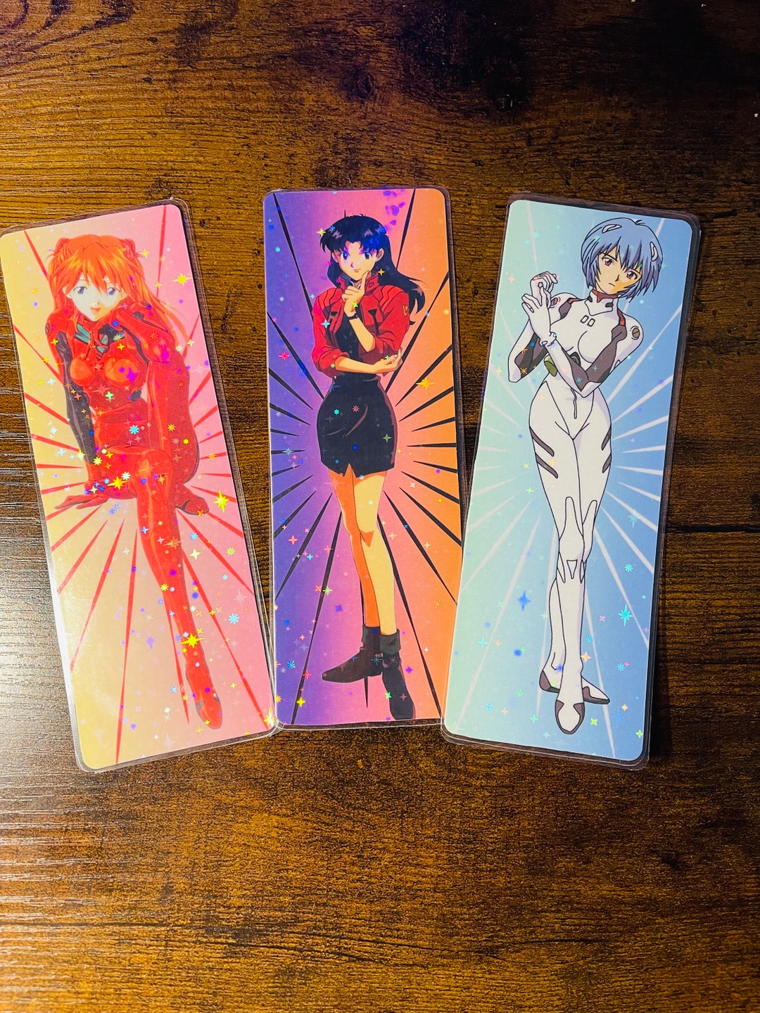 Neon Genesis Evangelion Bookmarks, Misato, Rei, Asuka, Eva Unit, Anime ...
