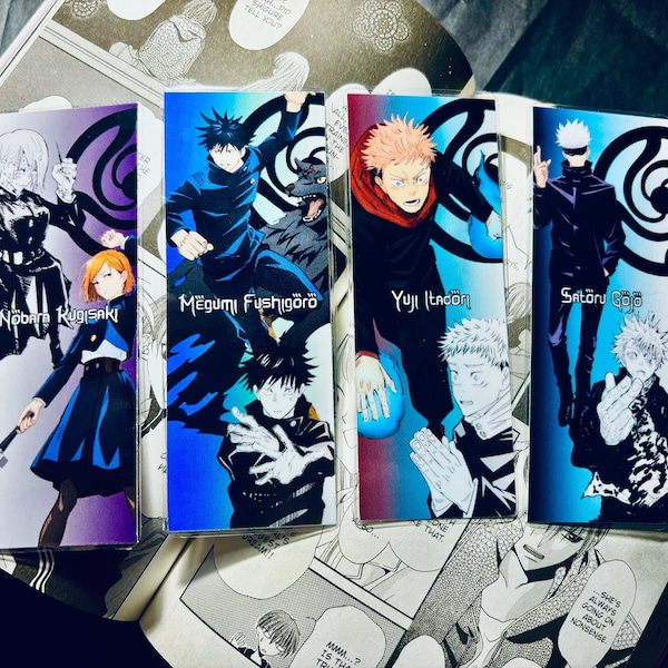 Jujutsu Kaisen Bookmark - Etsy