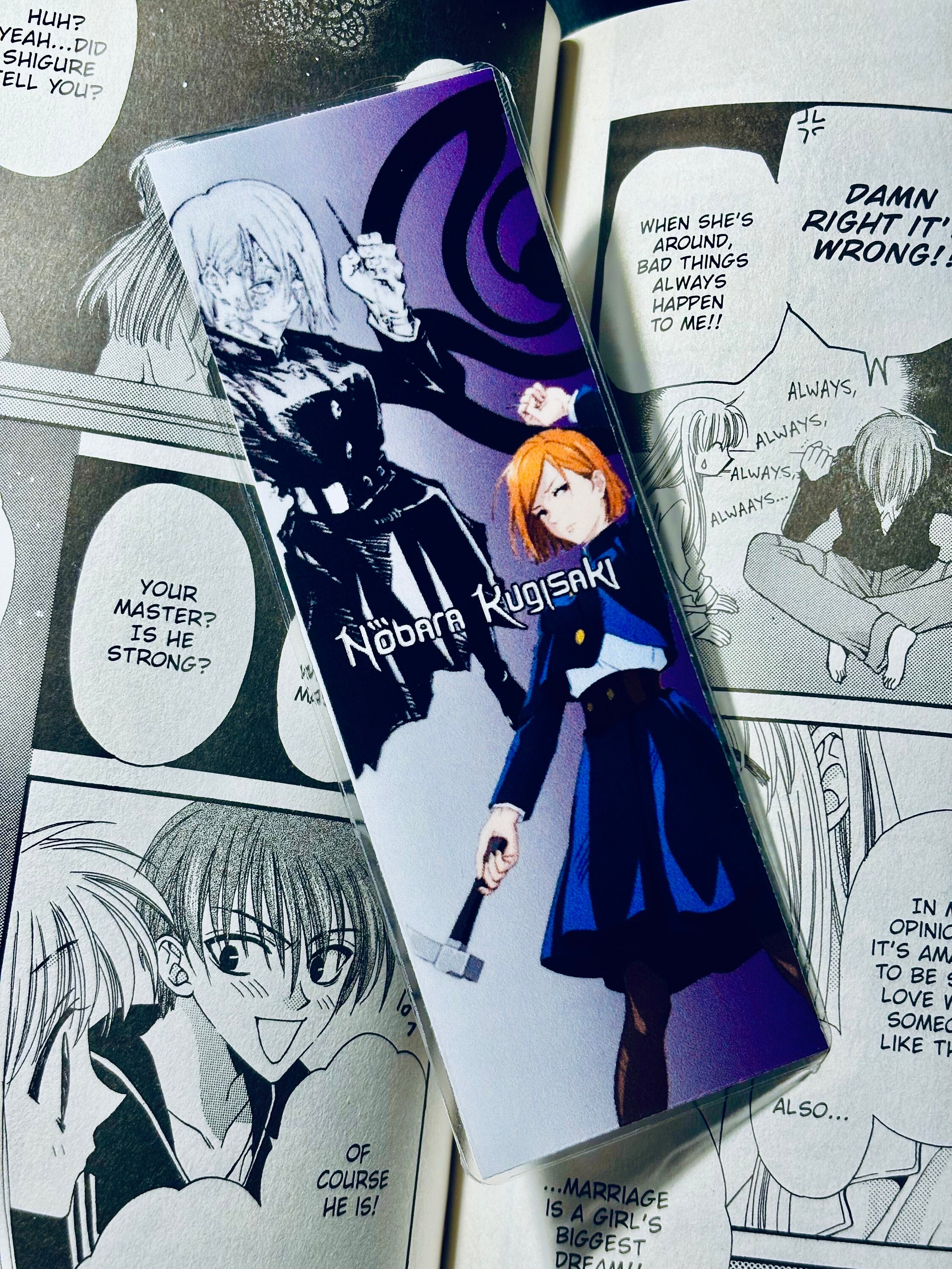 Jujutsu Kaisen JJK Bookmarks Laminated Anime Bookmarks Anime Gifts - Etsy