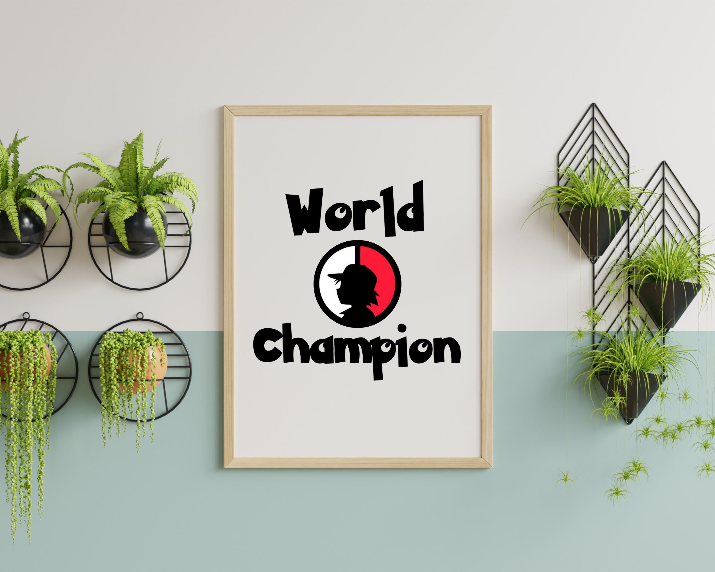 Pokemon World Champion Svg, Ash Ketchum World Champion Sublimation ...
