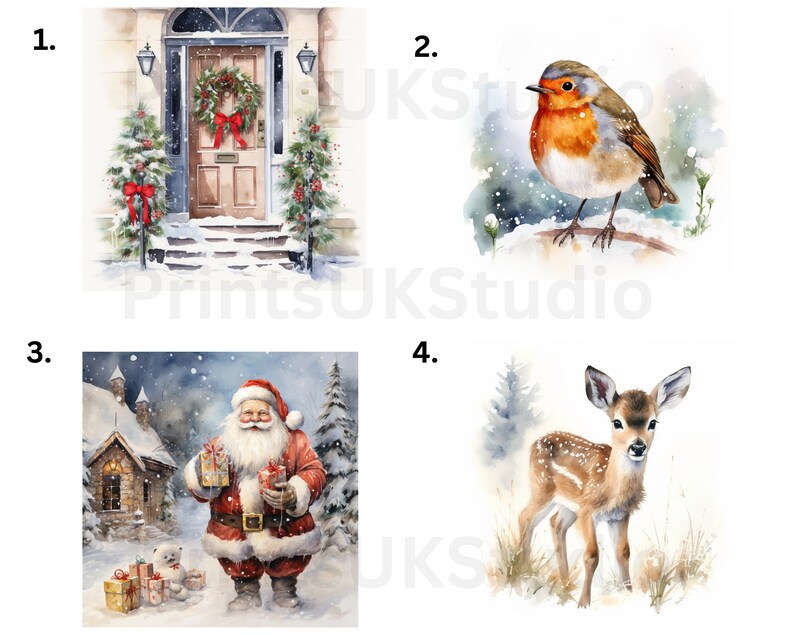 16 Winter Clipart Images, Winter and Christmas Instant Digital Download ...