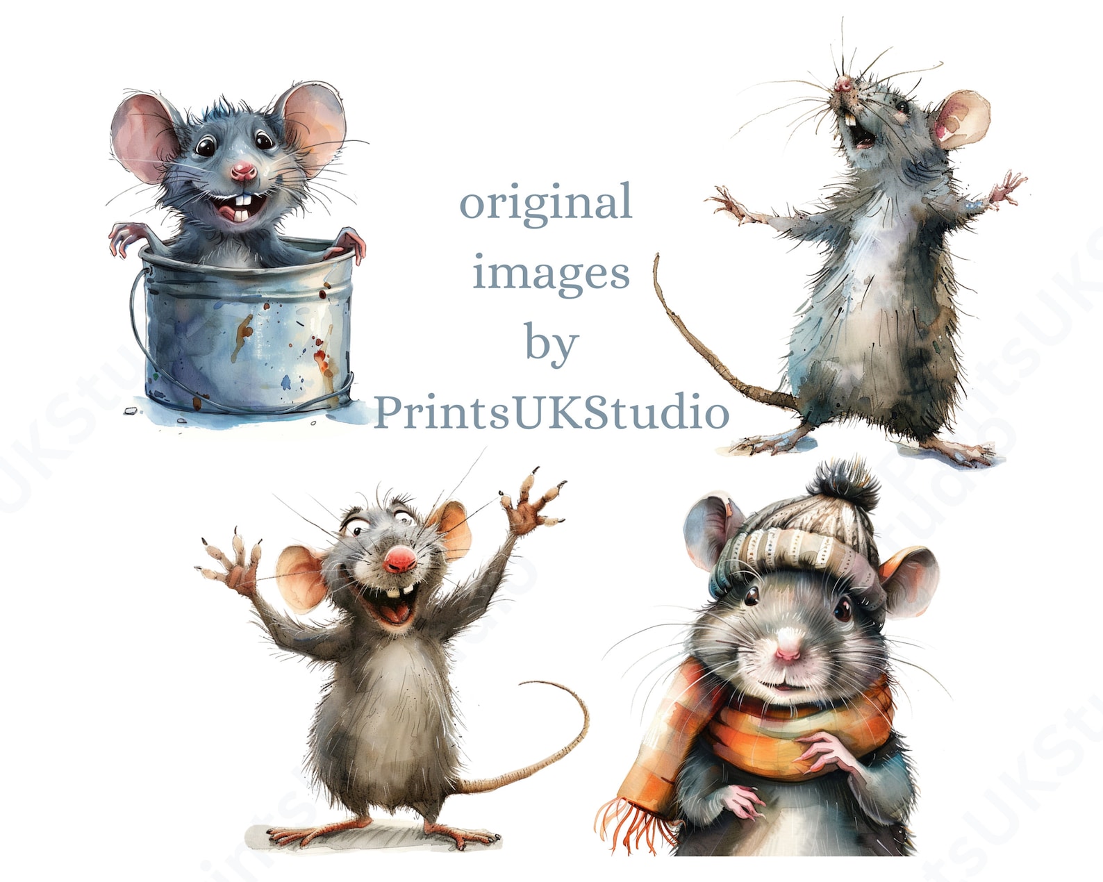 Quirky Rat Clipart, 14 Cartoon Rat Clipart Images, Rodent Critters ...