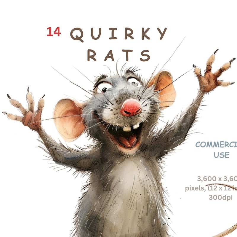 Rat Card - Etsy
