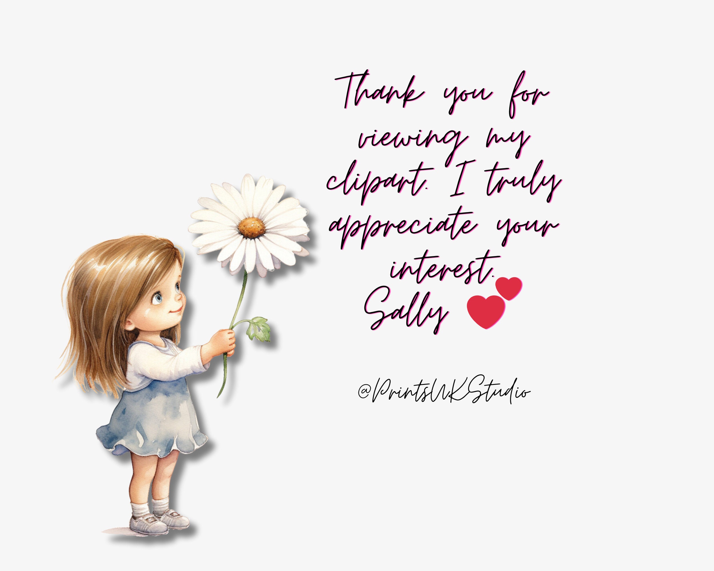 Children Clipart, 12 Watercolour PNG Images of Boys and Girls and a ...