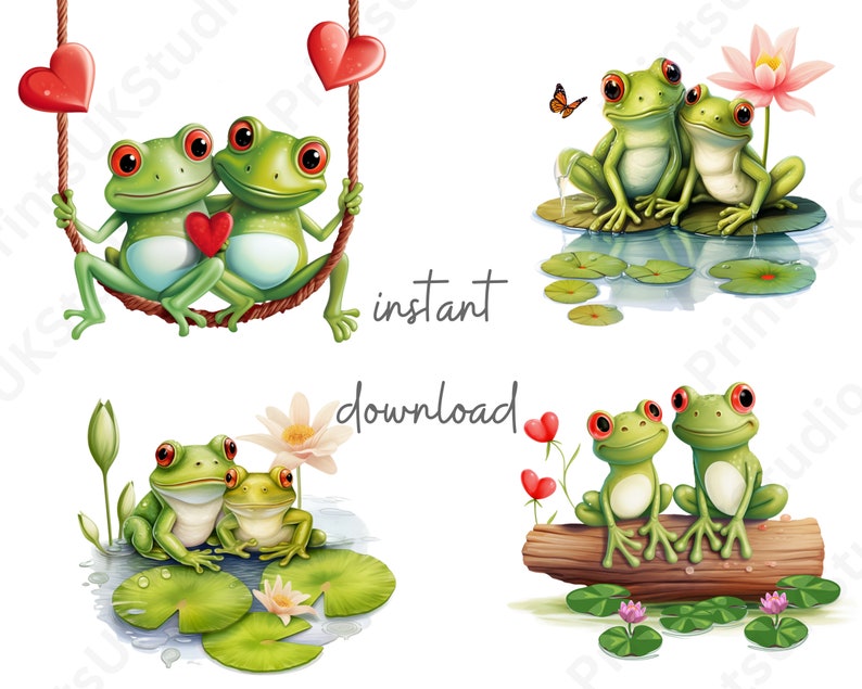 Frog Clipart, 10 High Quality PNG Transparent Background Clipart Images ...