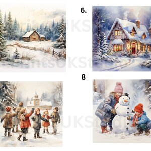 16 Winter Clipart Images, Winter and Christmas Instant Digital Download ...