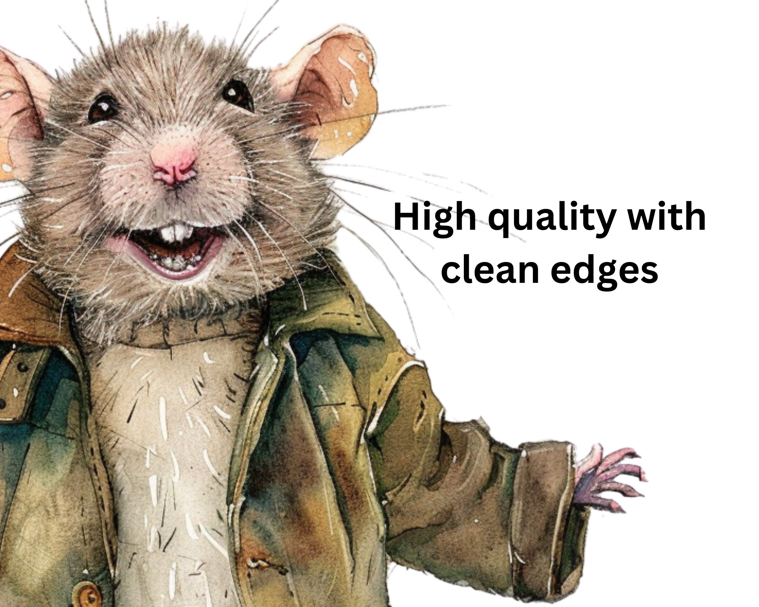 Quirky Rat Clipart, 14 Cartoon Rat Clipart Images, Rodent Critters ...
