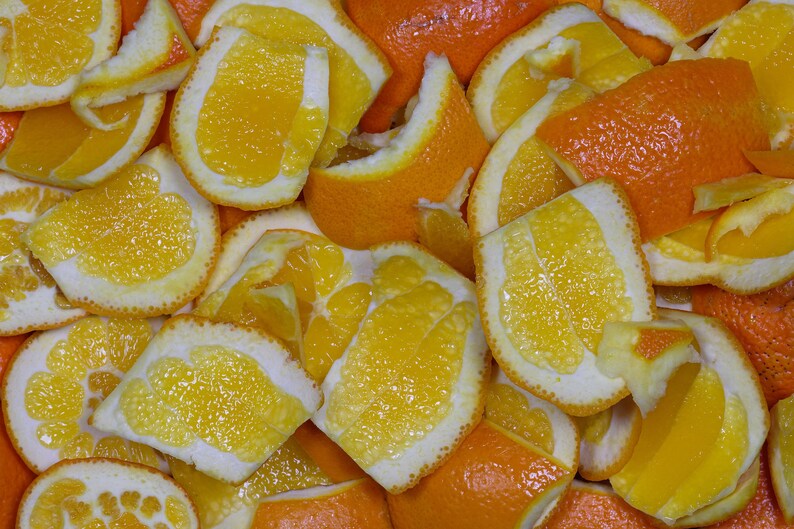 Sweet Orange Peel, Small Pieces (spain) - Etsy