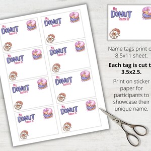 Donut Name Game Printable, What's Your Donut Name Game, Name Generator ...