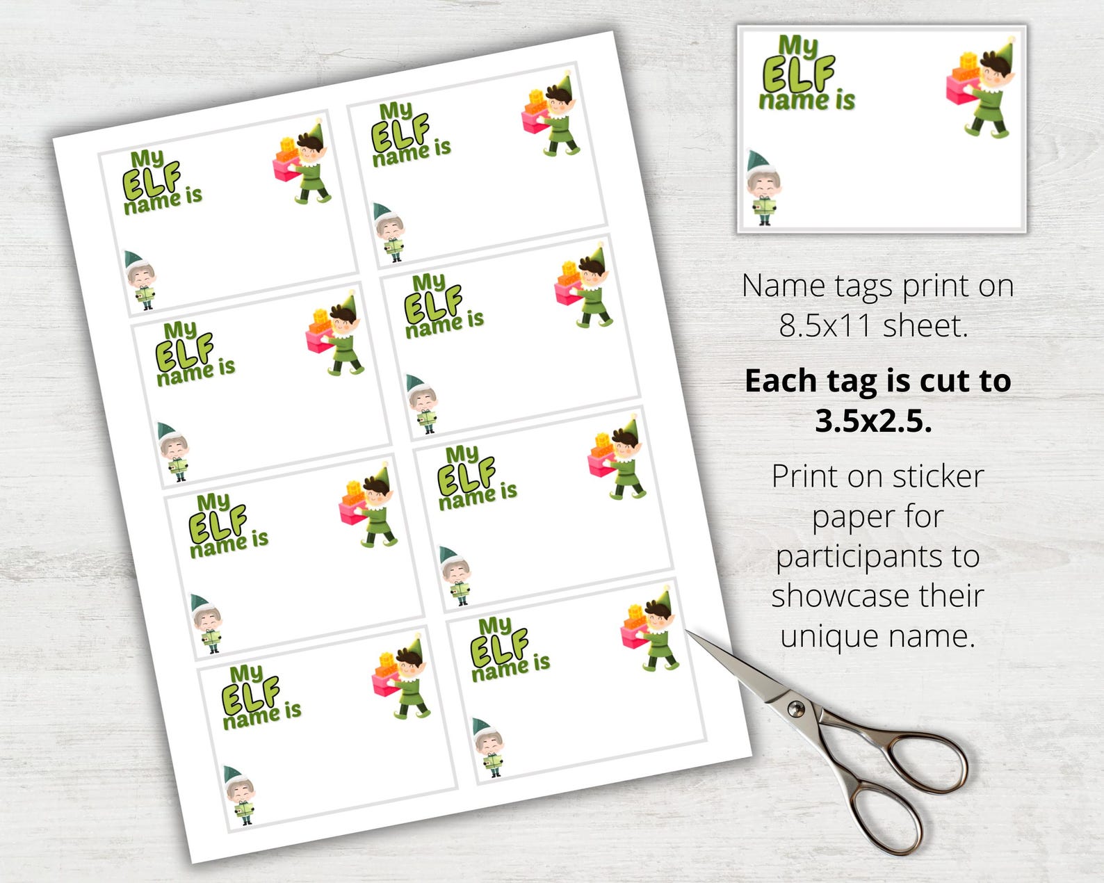 Elf Name Game Printable, What's Your Elf Name Game, Name Generator Game ...