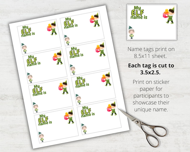 Elf Name Game Printable, What's Your Elf Name Game, Name Generator Game ...