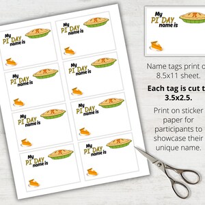 Pi Day Name Game Printable, What's Your Pi Day Name Game, Name ...