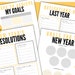 New Year Resolution, New Years Activity, New Years Game, Year in Review ...