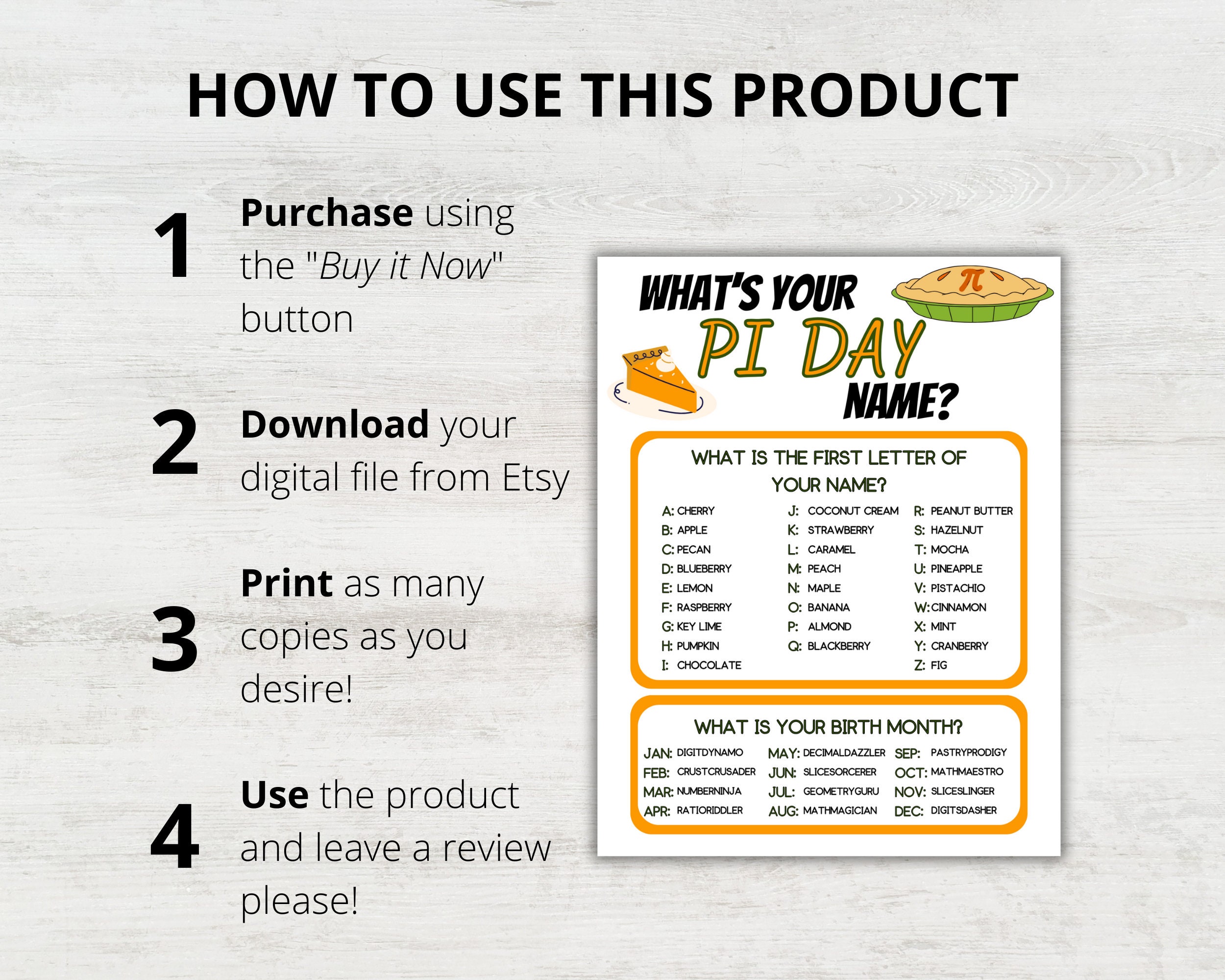 Pi Day Name Game Printable Whats Your Pi Day Name Game Name Generator Game With Name Tags Pi