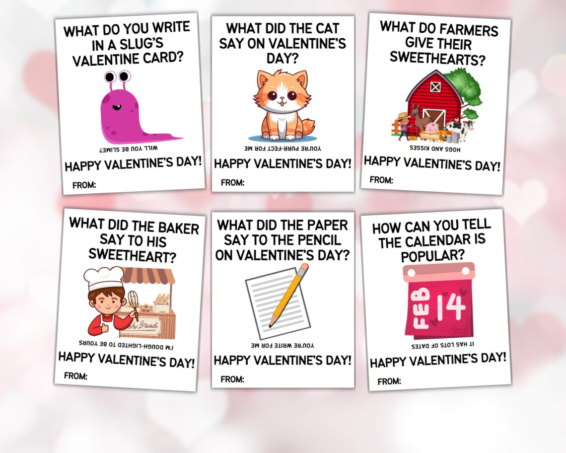 Joke Valentine Cards, Funny Valentine Card, Classroom Valentine Day ...