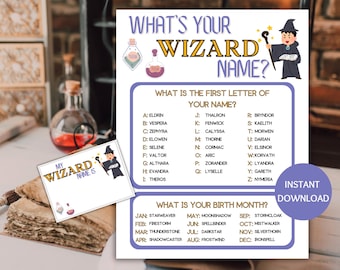 Witch Name Game Printable, What's Your Witch Name Game, Name Generator ...