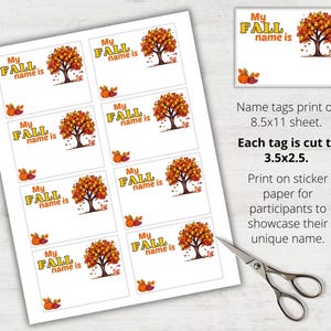 Fall Name Game Printable, What's Your Fall Name Game, Name Generator ...