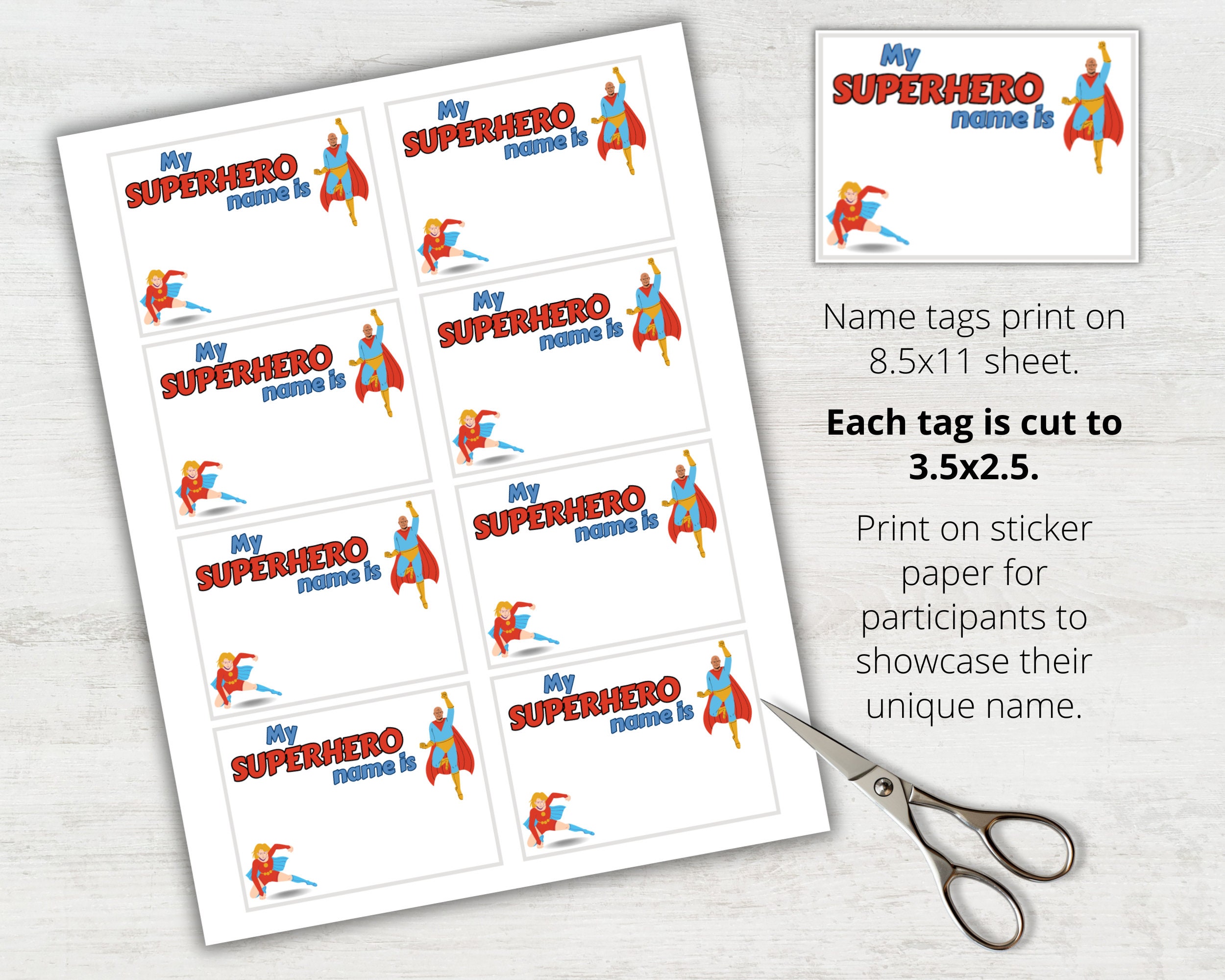 Superhero Name Game Printable, What's Your Superhero Name Game, Name ...