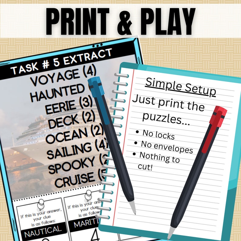 Halloween Escape Room for Kids, Printable Escape Room Kit, Escape Room ...